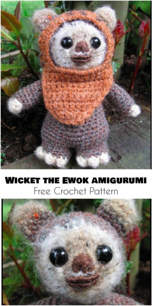 Wicket the Ewok Amigurumi Free Crochet Pattern - Your Crochet