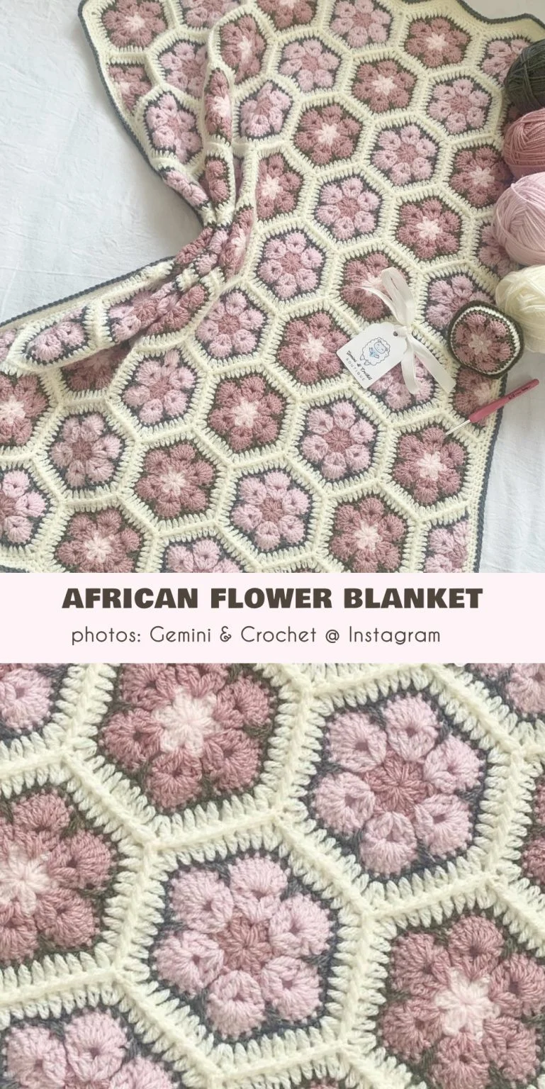 How To Crochet African Flowers – Ideas and Free Patterns - Your Crochet