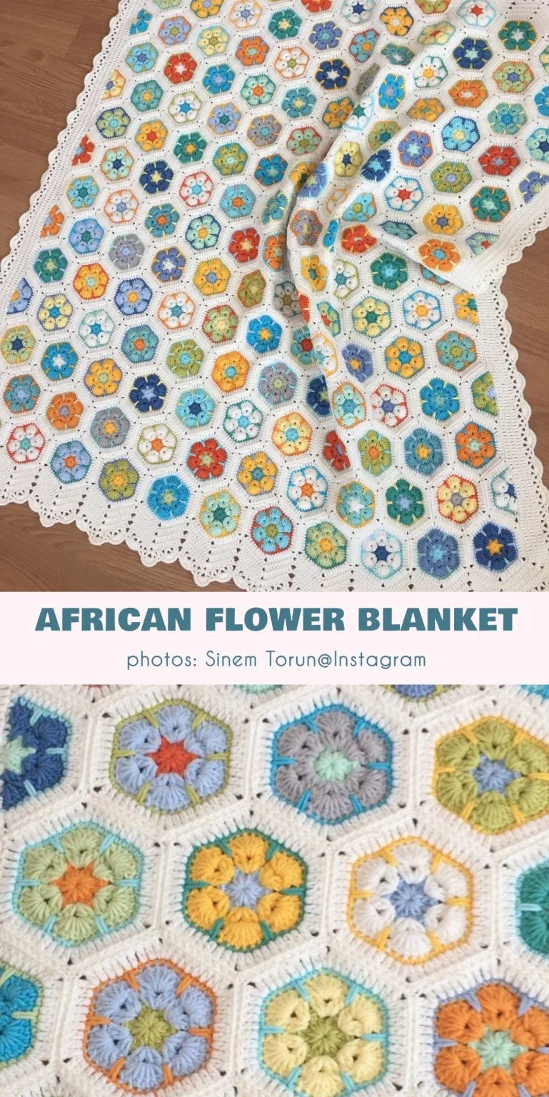 How To Crochet African Flowers – Ideas and Free Patterns - Your Crochet