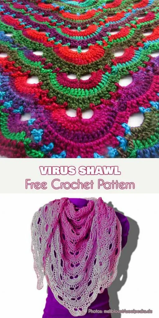 Virus Shawl Free Pattern - Your Crochet