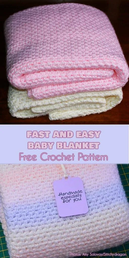 Fast and Easy Baby Blanket Free Pattern - Your Crochet