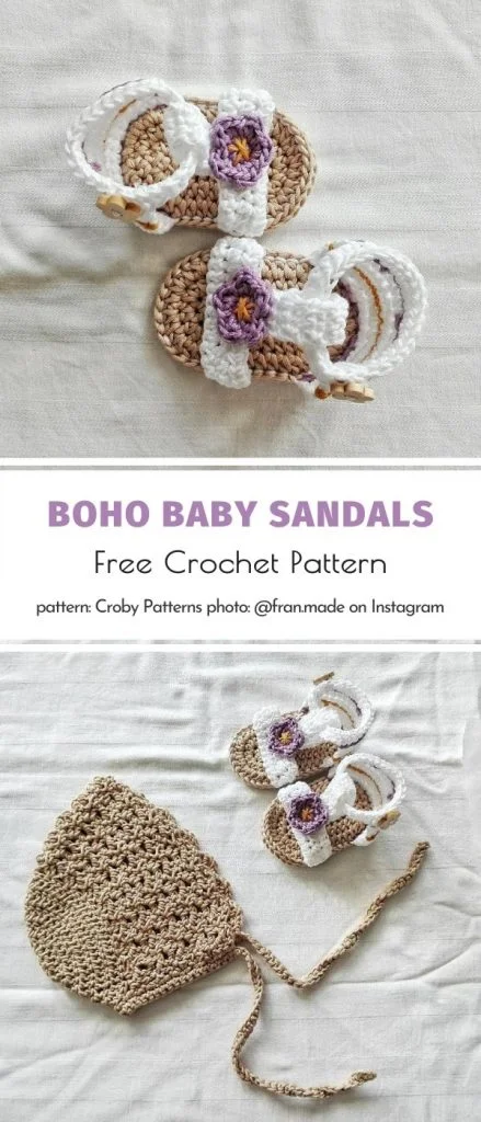 Cute and Colorful Baby Sandals with Free Crochet Patterns - Your Crochet