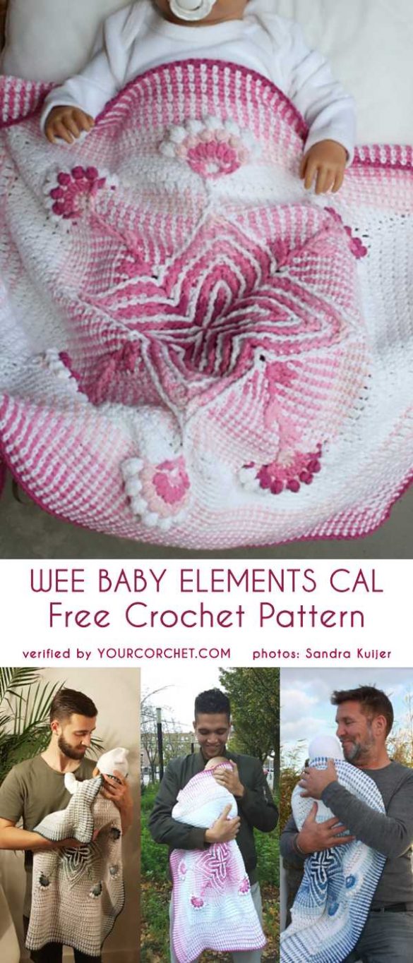 Wee Baby Elements Cal Free Crochet Pattern - Your Crochet