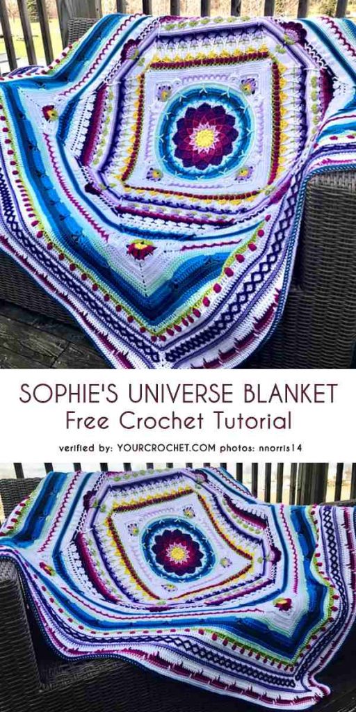Sophie’s Universe Blanket Free Crochet Pattern - Your Crochet