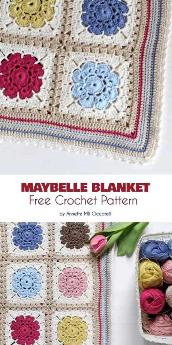 Maybelle Blanket Free Crochet Pattern - Your Crochet