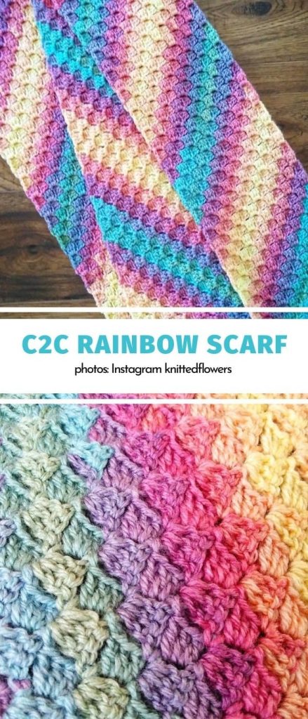 C2C Scarf Ideas and Patterns - Your Crochet