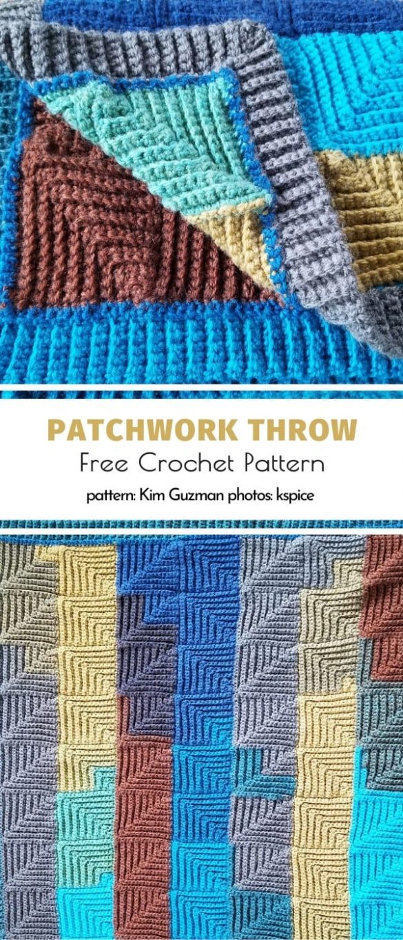 Modern Patchwork Throws Ideas and Patterns - Your Crochet