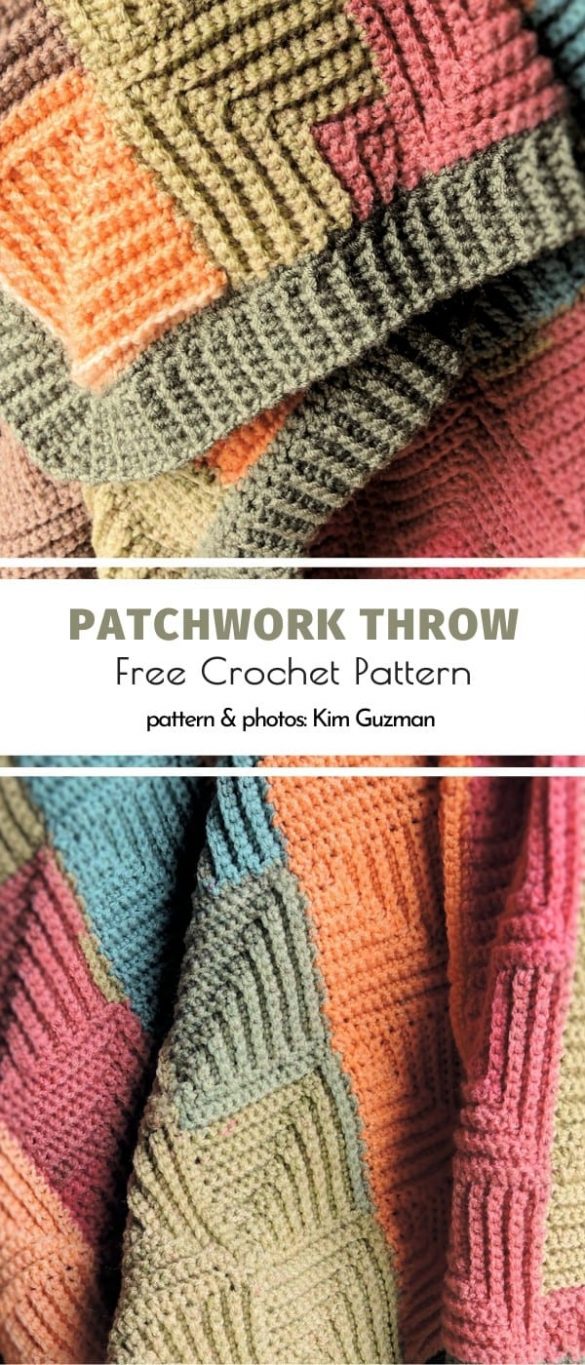 Modern Patchwork Throws Ideas and Patterns - Your Crochet