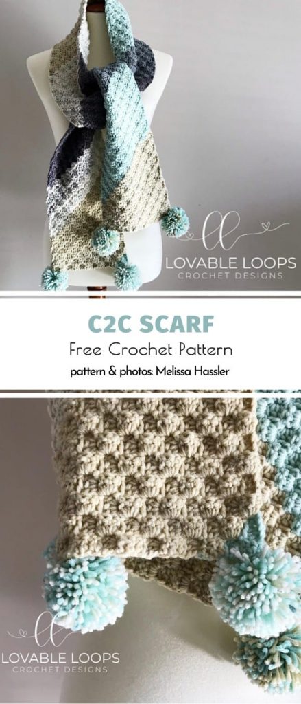 C2C Scarf Ideas and Patterns - Your Crochet