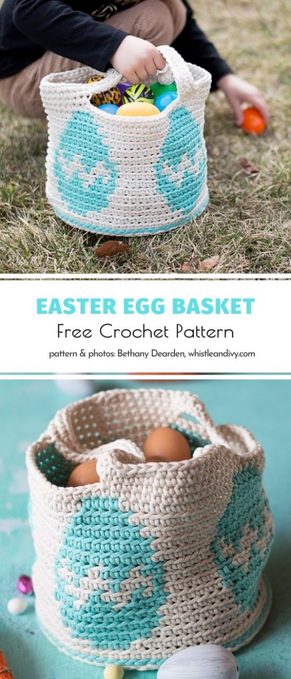 Free Crochet Easter Basket Patterns for Spring - Your Crochet