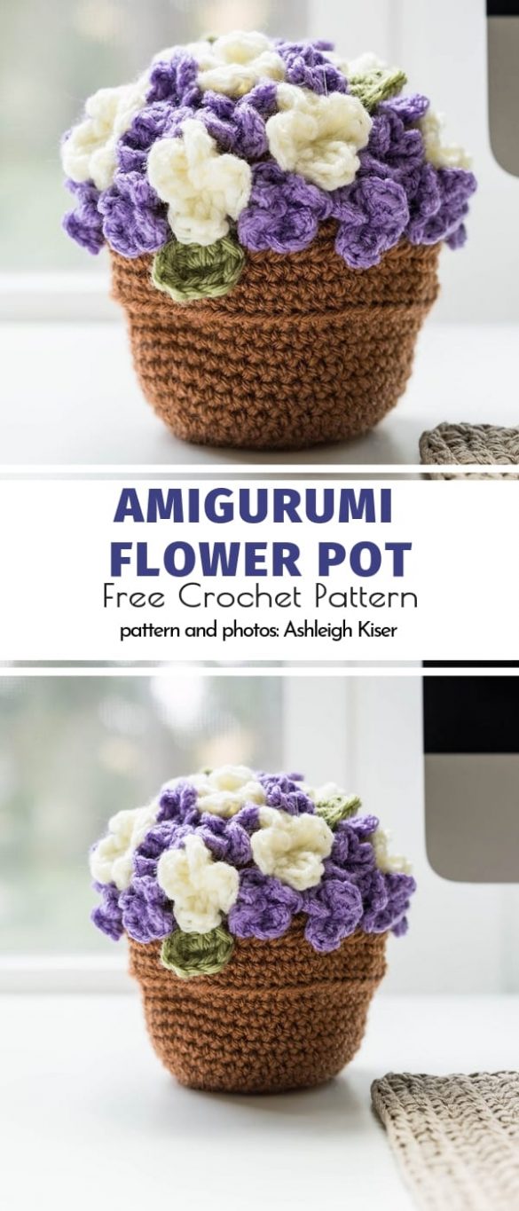 Crochet Potted Flowers Free Patterns - Your Crochet
