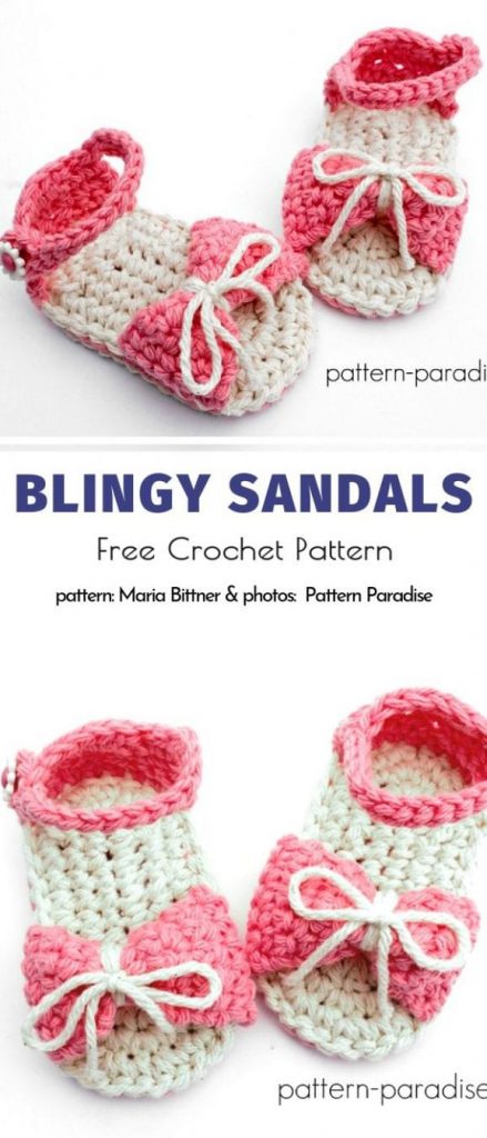 Sweet and Comfy Baby Sandals Free Crochet Patterns - Your Crochet