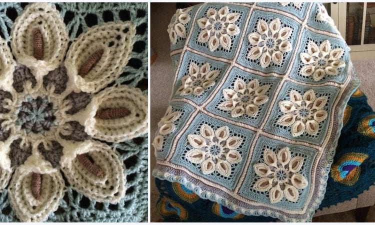 Peace Lily Blanket Free Crochet Pattern | Your Crochet