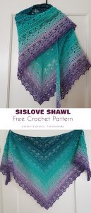 Sis Love Shawl Crochet Free Pattern