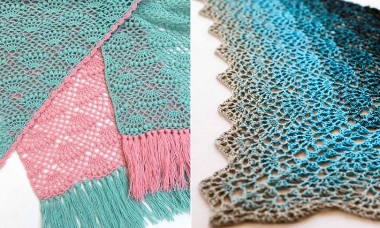 Classy Fan Stitch Shawls | Your Crochet
