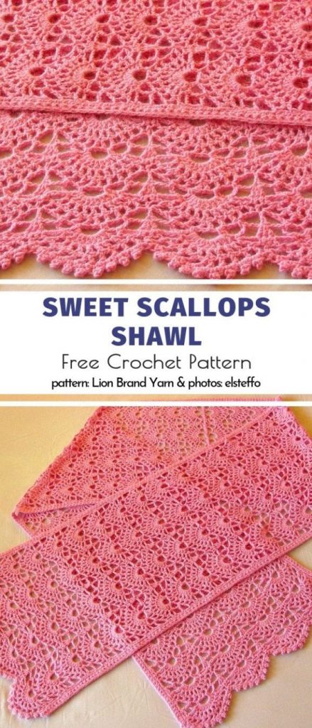 Classy Fan Stitch Shawls - Your Crochet