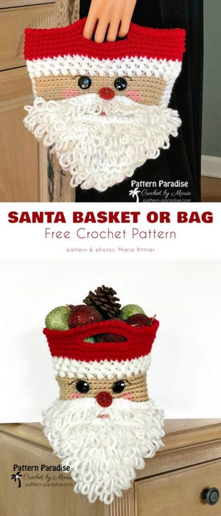 Christmas Gift Bag Free Crochet Patterns - Your Crochet