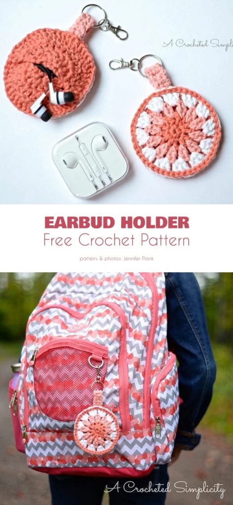 Earbud Holder / Pouch Free Crochet Patterns - Your Crochet