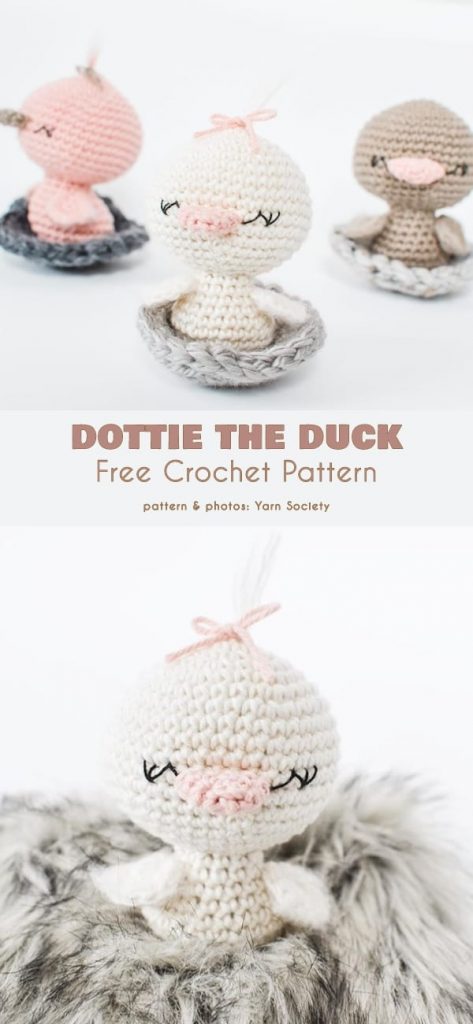 Small Duck Perfect for Easter Free Crochet Patterns - Your Crochet