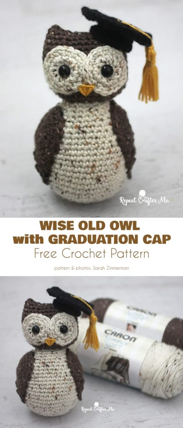 Graduation Owl Free Crochet Patterns - Your Crochet