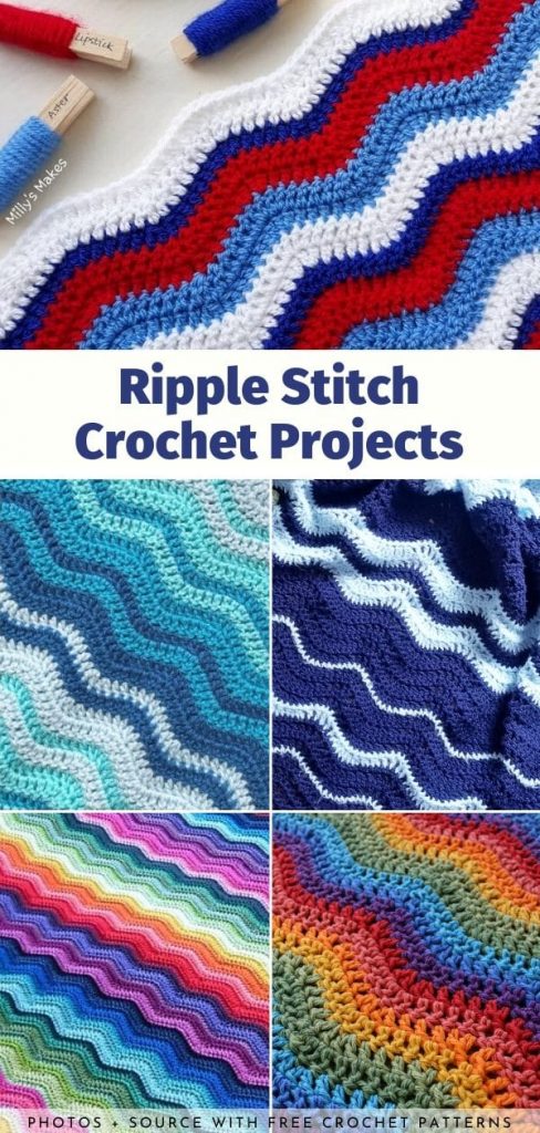 Ripple Stitch Crochet Projects and Free Patterns - Your Crochet