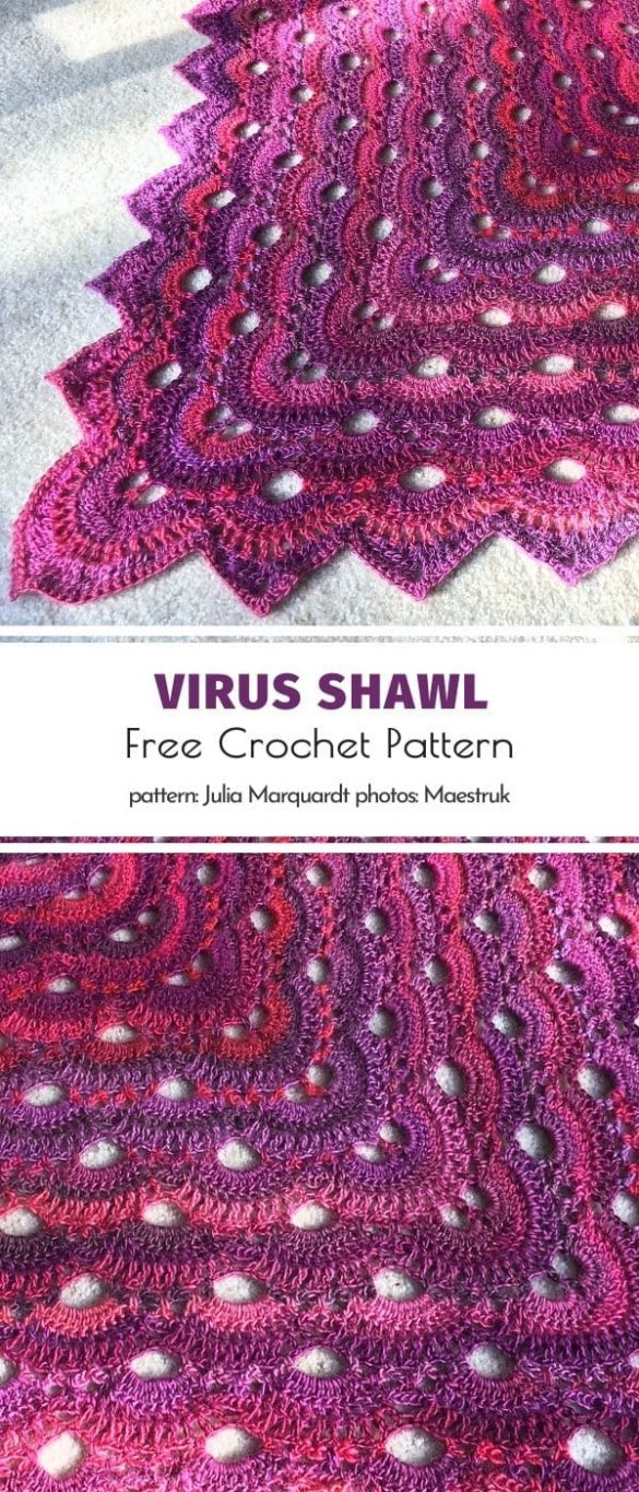 Virus Shawl Free Pattern - Your Crochet
