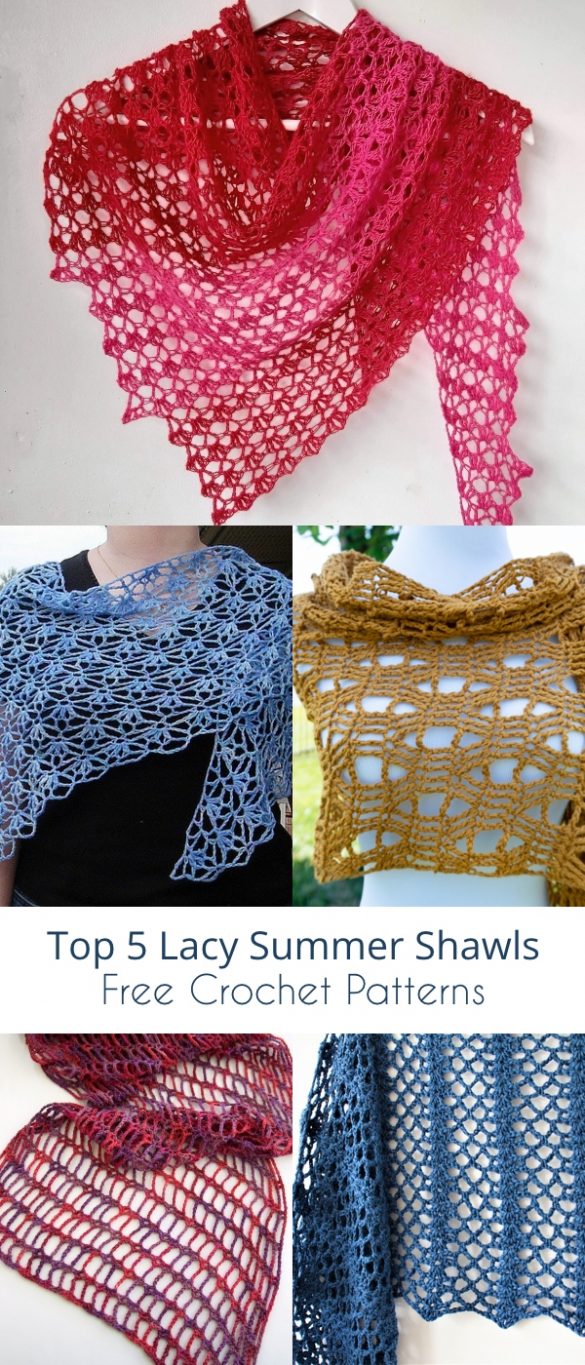 Top 5 Lacy Summer Shawls To Upgrade Your Outfit - Your Crochet