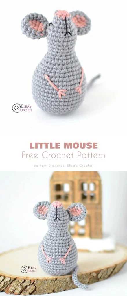 Sweet Little Mouse Free Crochet Patterns - Your Crochet