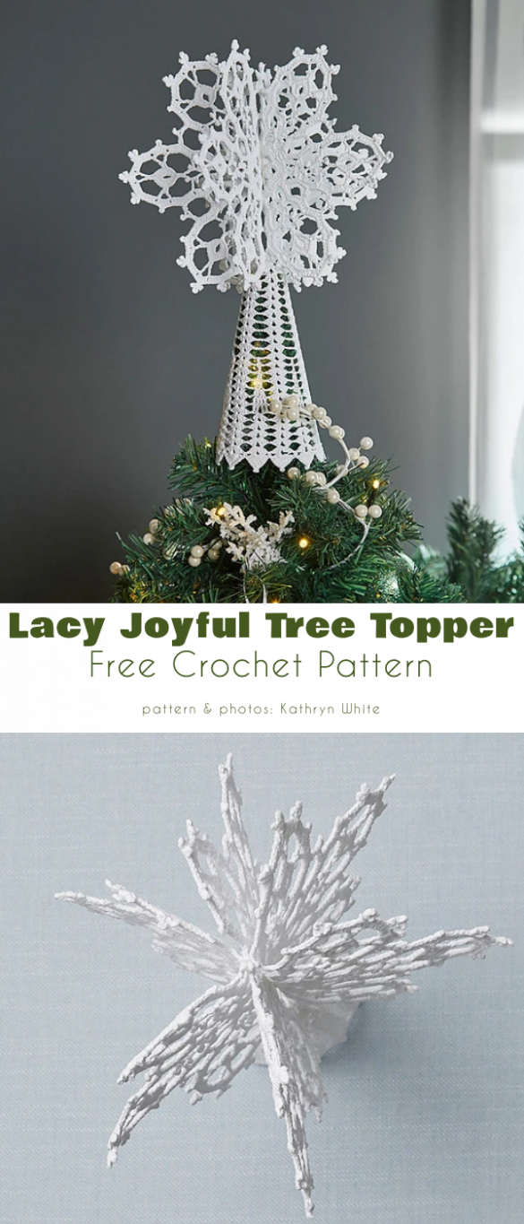 Tree Topper Ornament Free Crochet Patterns - Your Crochet