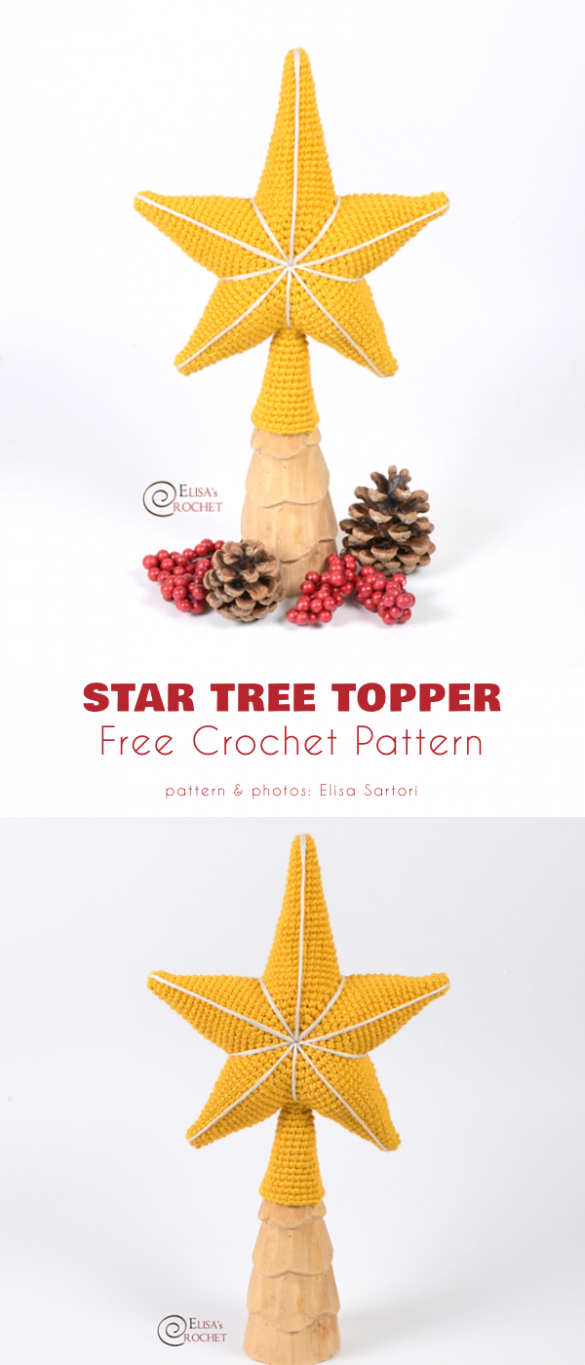 Tree Topper Ornament Free Crochet Patterns - Your Crochet