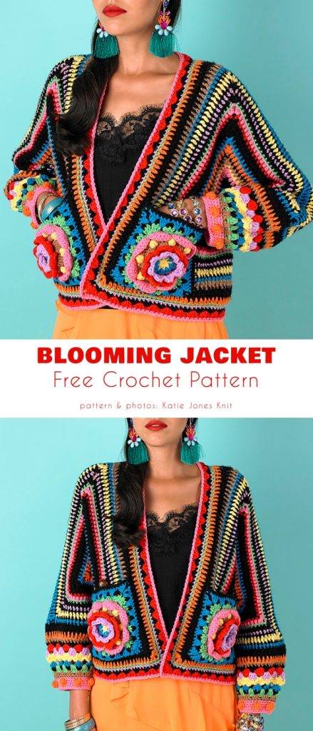 Summer Jacket full of color, Free Crochet Patterns - Your Crochet