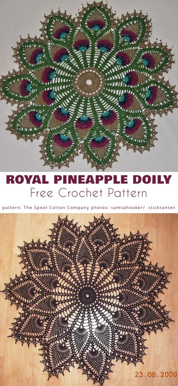 Pineapple Doily Ideas and Free Patterns - Your Crochet