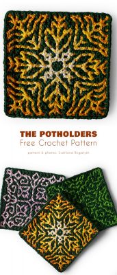 Crochet Mosaic Potholder Ideas + Video Tutorial - Your Crochet