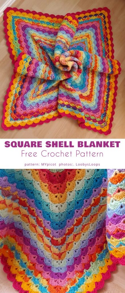 Shell Blanket Ideas and Free Patterns - Your Crochet