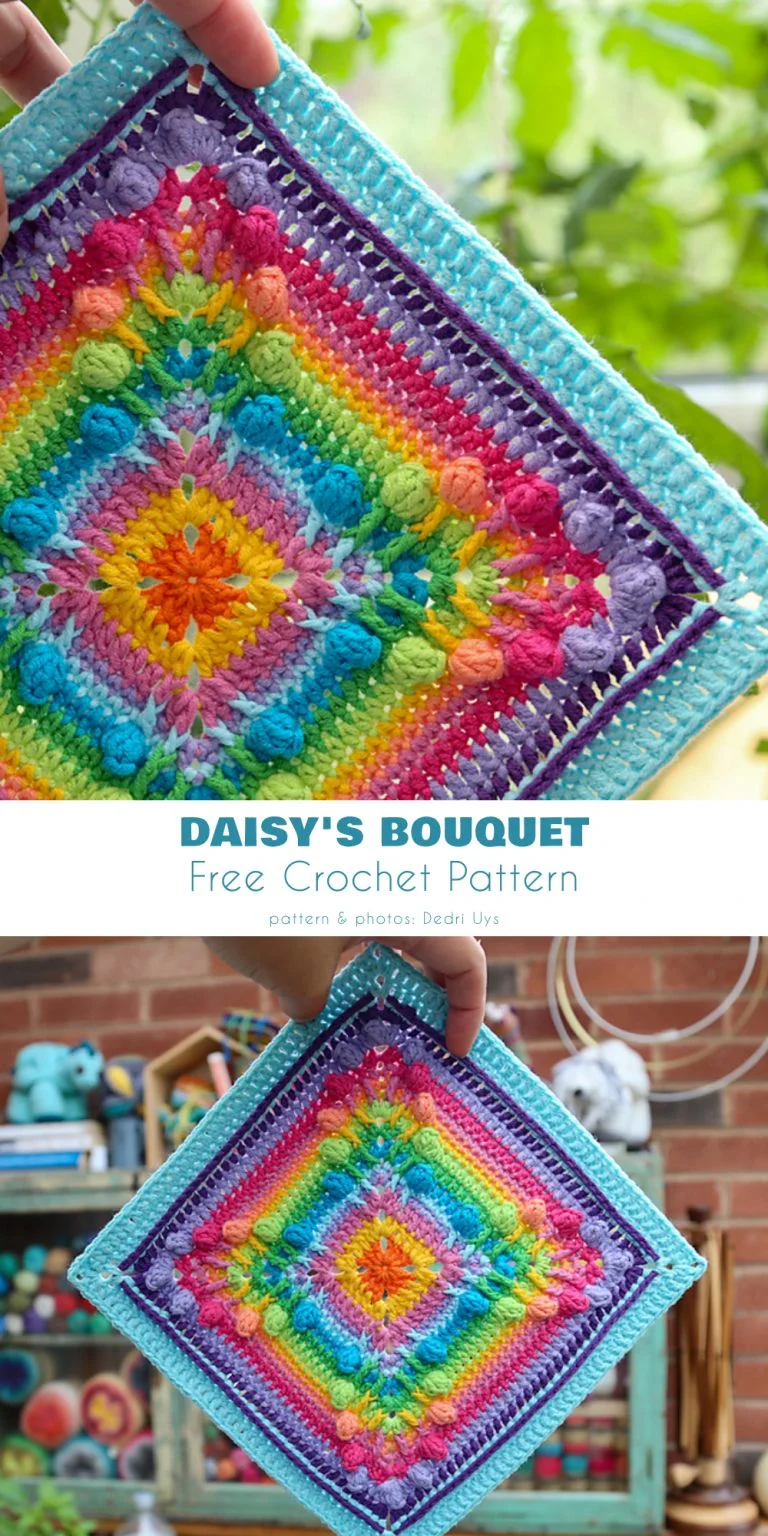 Beautifully Detailed Square Free Crochet Patterns - Your Crochet