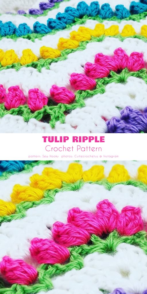 5+ Tulip Stitch Ideas and Free Crochet Patterns - Your Crochet