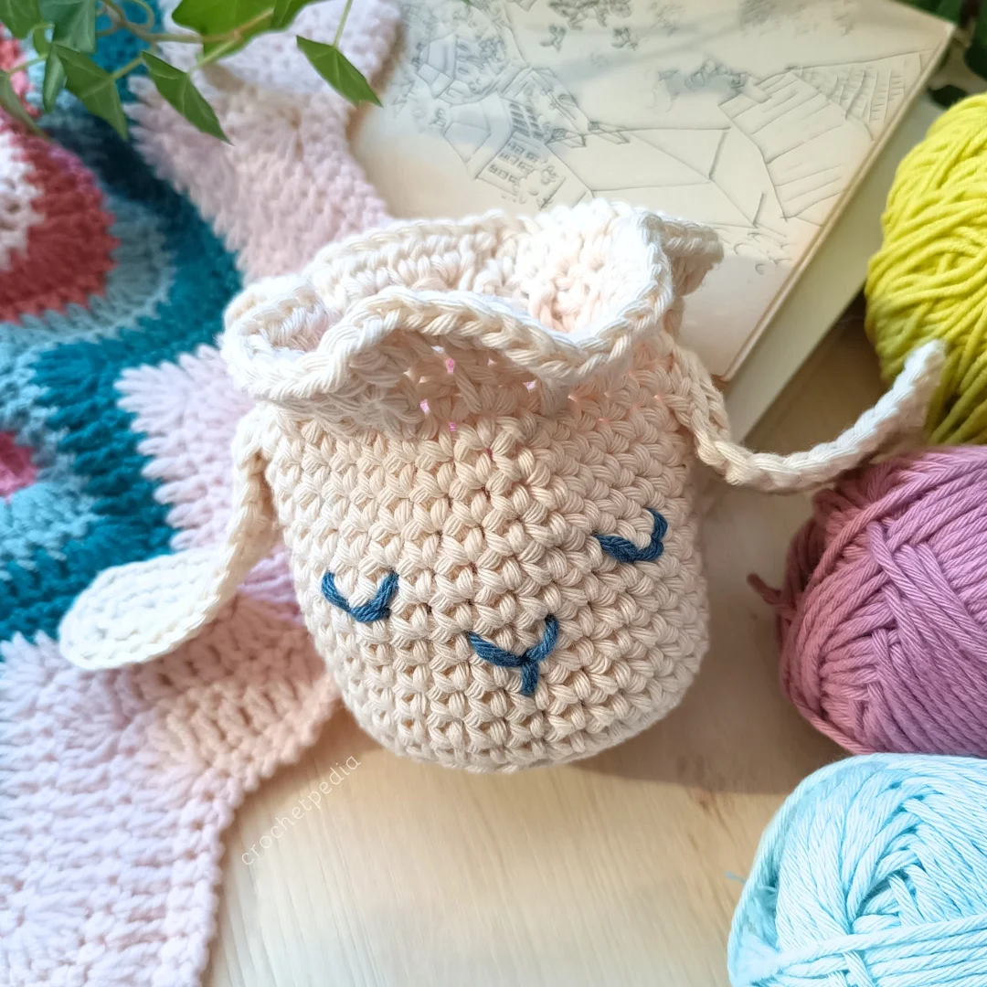 Sheep Pouch Free Crochet Pattern