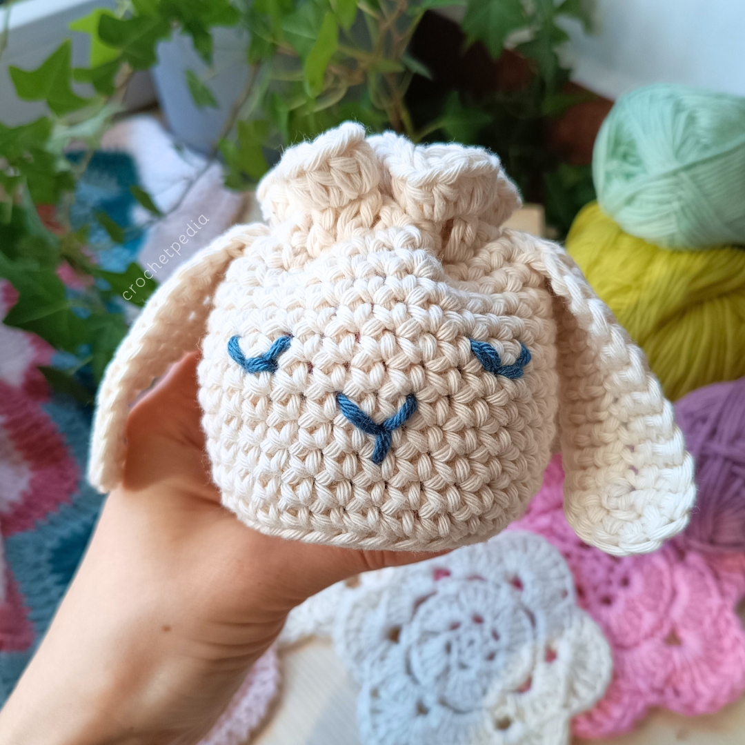 Sheep Pouch Free Crochet Pattern