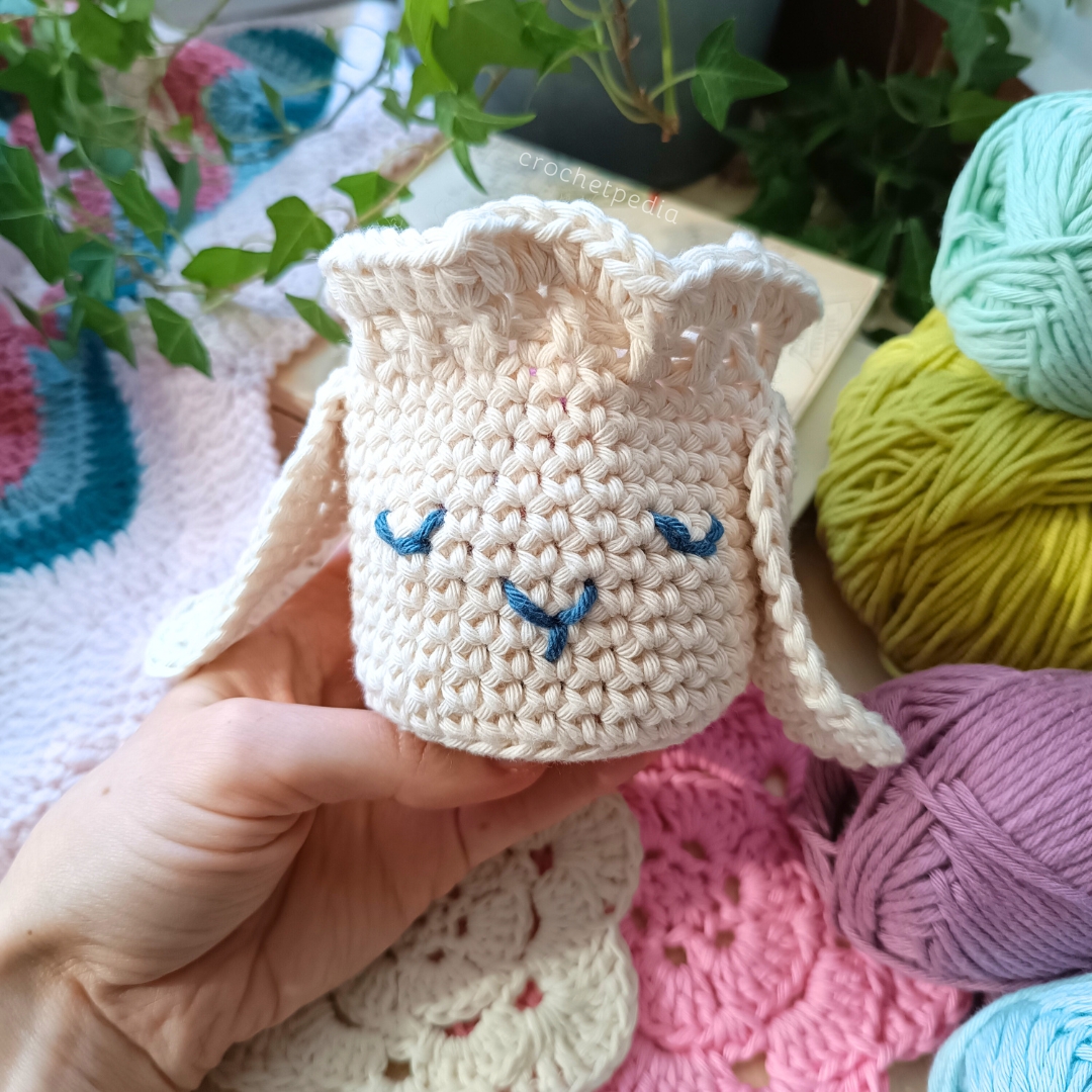 Sheep Pouch Free Crochet Pattern
