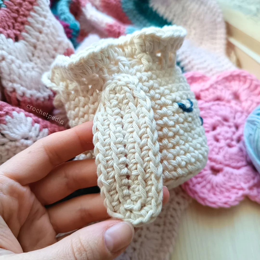 Sheep Pouch Free Crochet Pattern