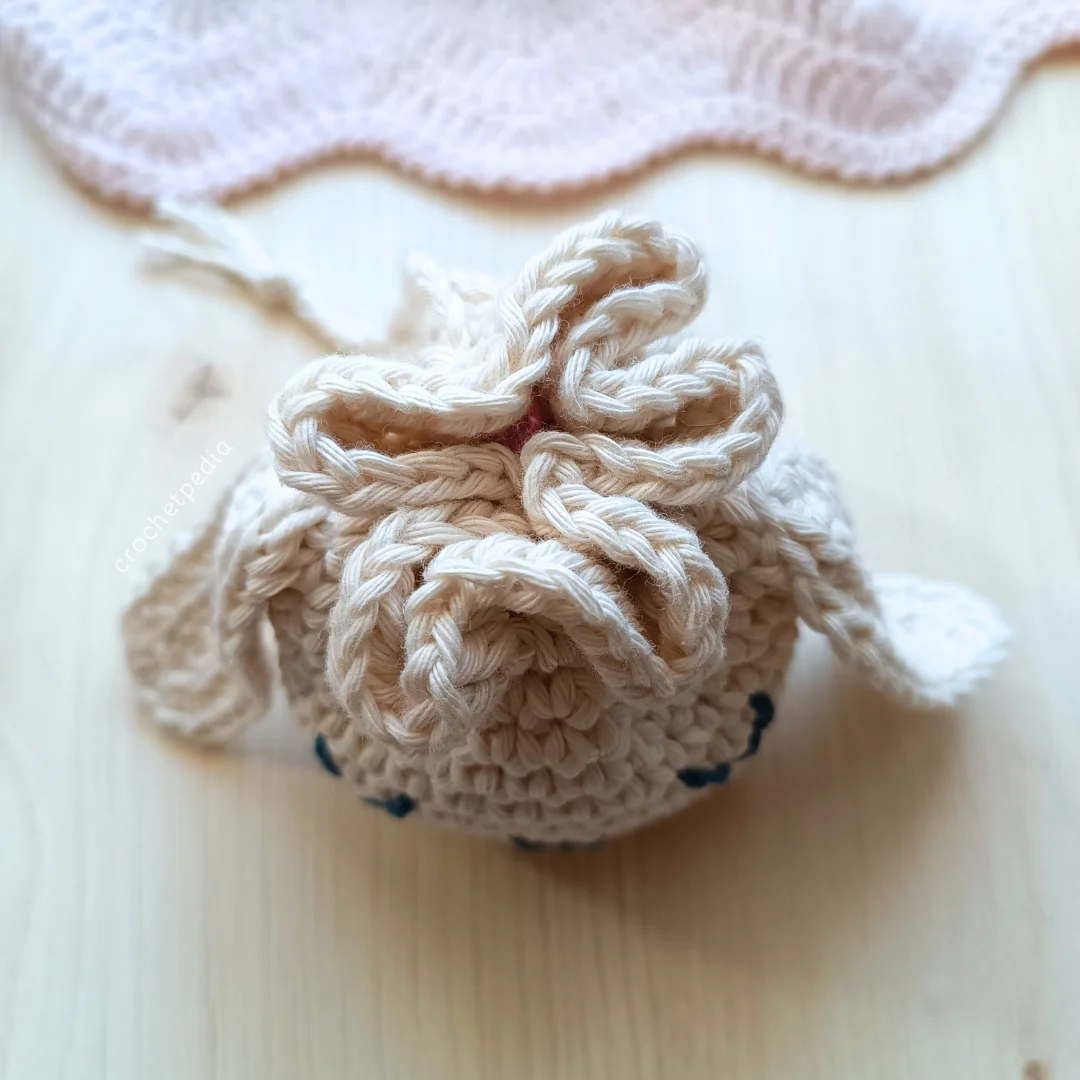 Sheep Pouch Free Crochet Pattern