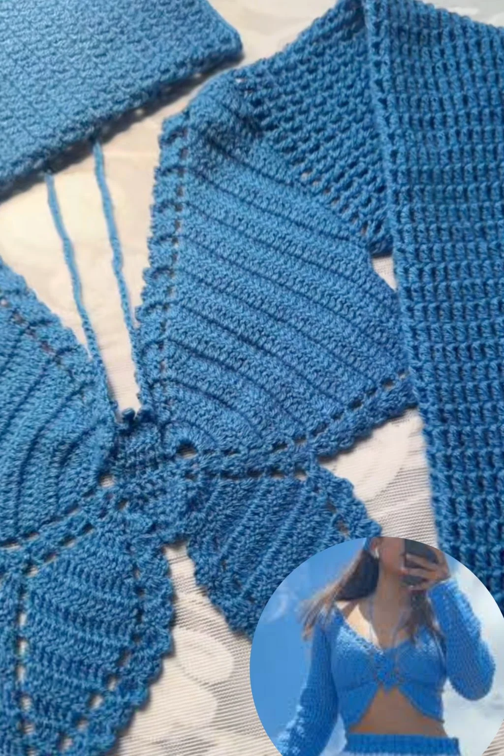 Crochet Butterfly Tops: Easy Butterfly Crochet Top Patterns