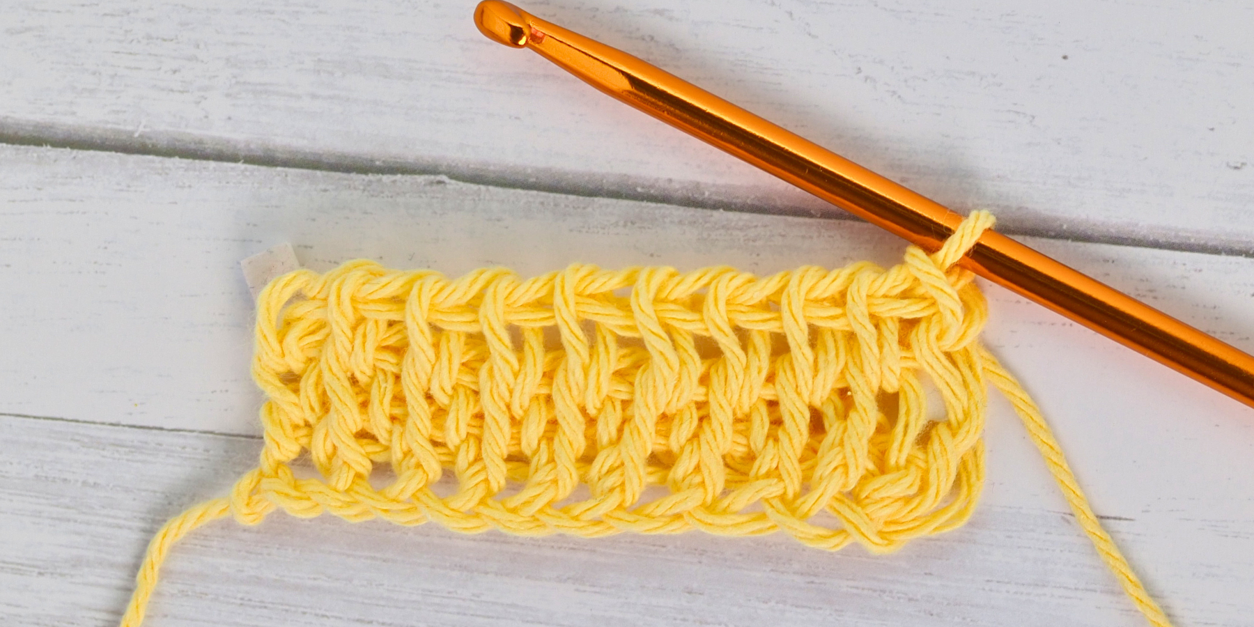 Tunisian Crochet Stitches: the Basic Stitches Tutorial for beginners